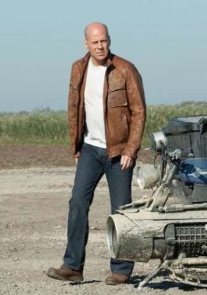 Looper Leather Jackets: Bruce Willis and Joseph Gordon Levitt